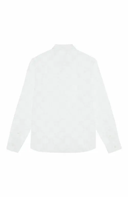 Vilebrequin Solid Linen And Cotton Shirt - Blanc