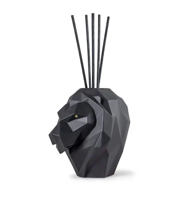 LLADRO Lion Perfume Diffuser - Black