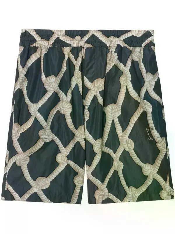 Burberry Knot-print Shorts