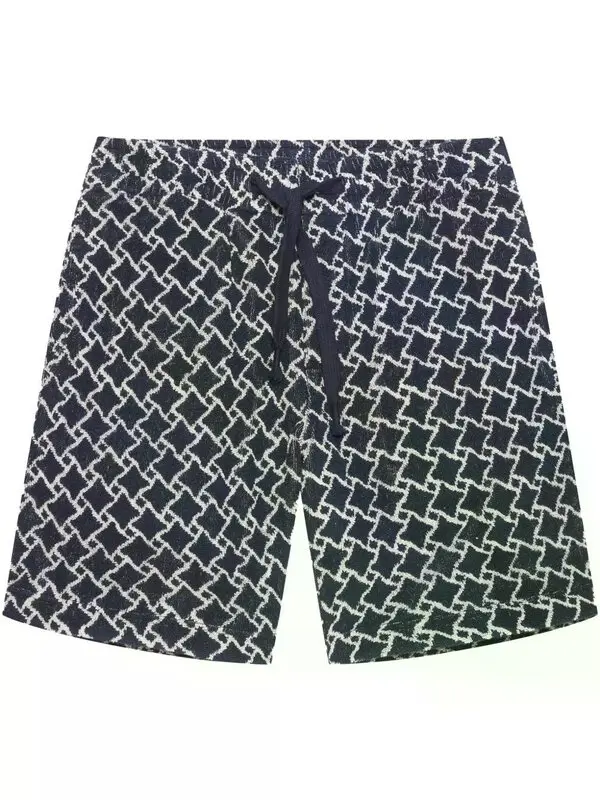 Orlebar Brown Trevone Jacquard Shorts - Blue