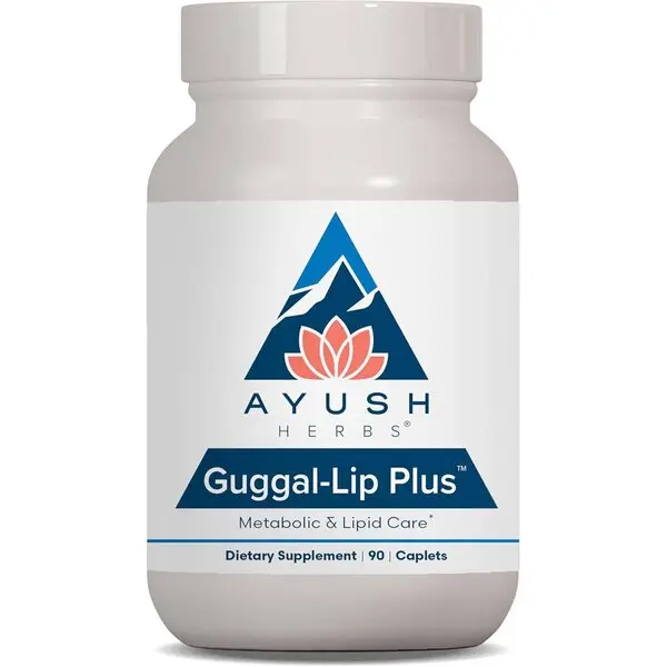 AYUSH HERBS Guggal-lip Plus 90 Caplets - One-color