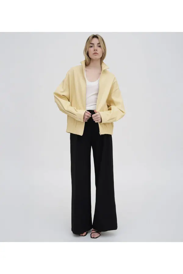 Rosetta Getty Stretch Plongé Track Jacket - Yellow