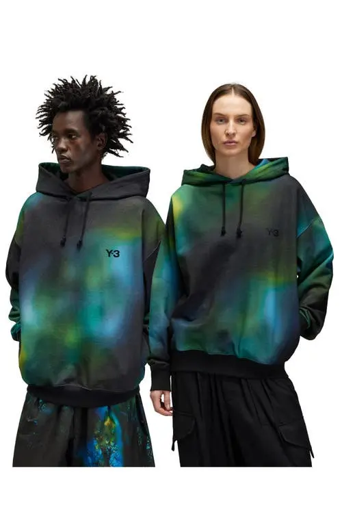 Y3 Allover Print French Terry Hoodie