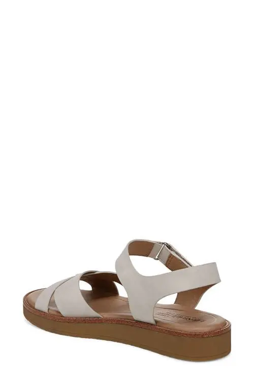 LIFESTRIDE Wren Ankle Strap Platform Sandal - Stone