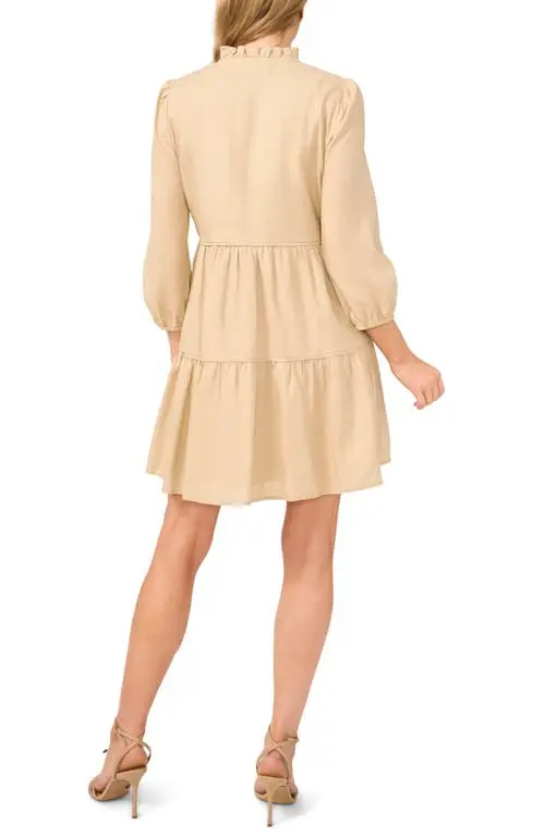 CECE DUPRAZ Long Sleeve Tiered Dress