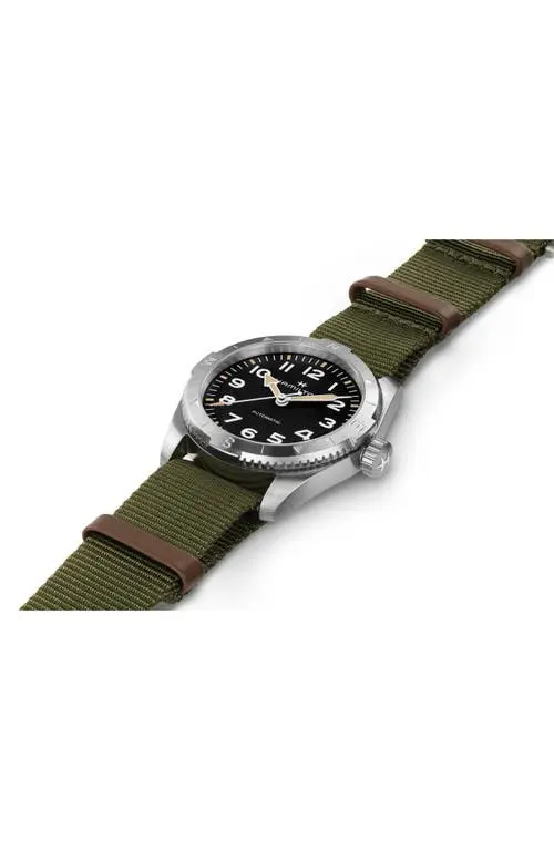 Hamilton Khaki Field Expedition Automatic Strap Watch - Black