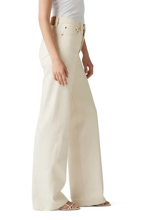 LEVI'S Ribcage High-rise Wide-leg Jeans - Barely Freezing