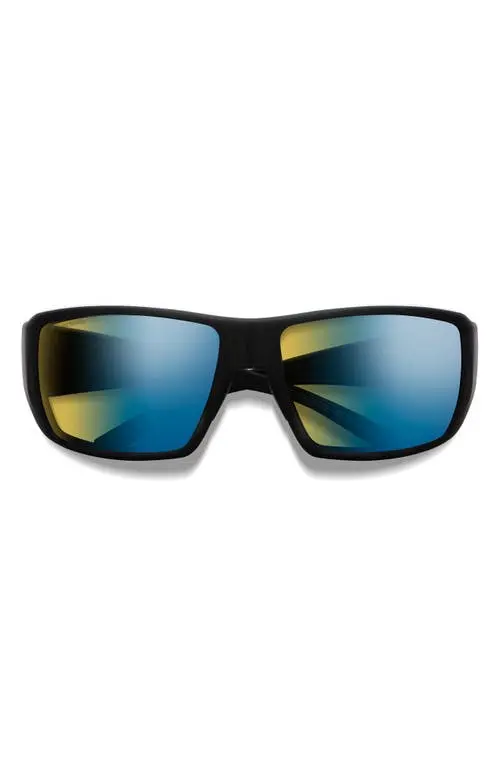 SMITH Guide's Choice Polarized Sunglasses - Black / Glass Yellow Blue