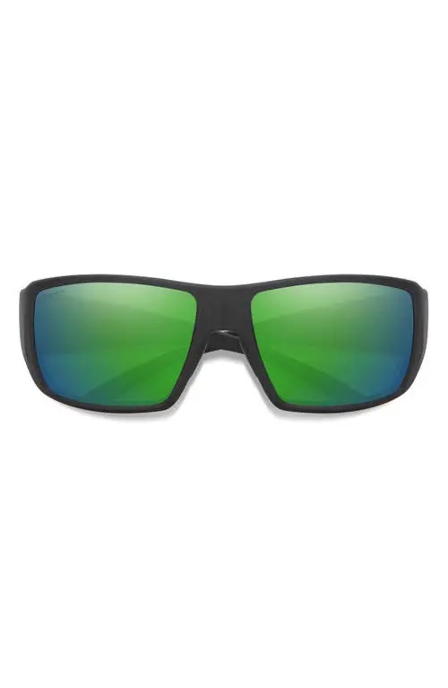 SMITH Guide's Choice Sunglasses - Black / Chromapop Glass Green