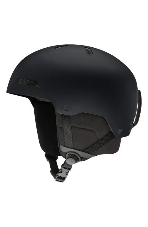SMITH Rodeo Snow Helmet With Mips Round Contour Fit - Matte Black