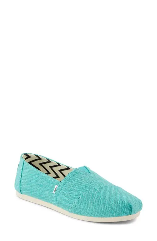 Toms Alpargata Classic Flat - Medium Blue