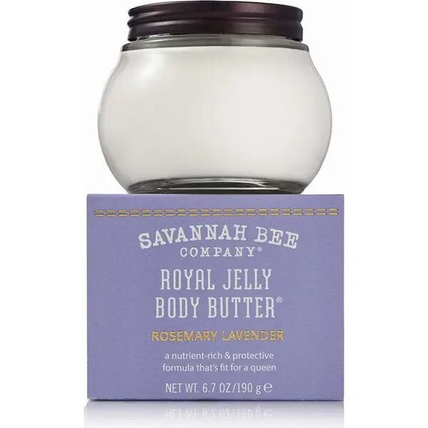 SAVANNAH BEE COMPANY Royal Jelly Body Butterrosemary Lavender - 6.7oz