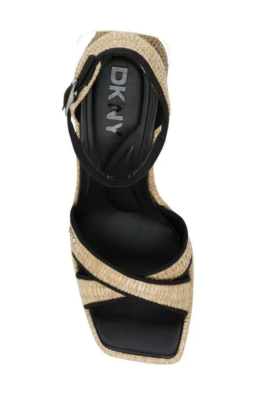 Dkny Linda Ankle Strap Platform Sandal