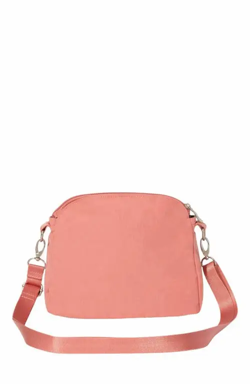 BAGGALLINI Coastal Flip Lock Crossbody Bag - Terracotta