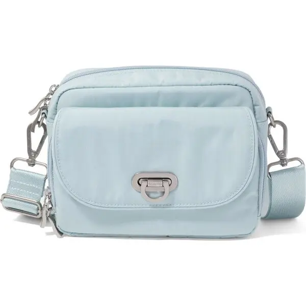BAGGALLINI Coastal Flip Lock Camera Crossbody Bag - Pool