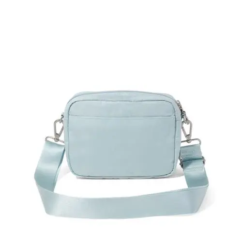 BAGGALLINI Coastal Flip Lock Camera Crossbody Bag - Pool