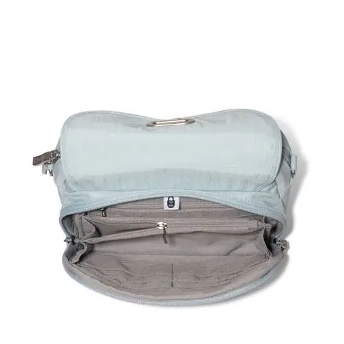 BAGGALLINI Coastal Flip Lock Camera Crossbody Bag - Pool
