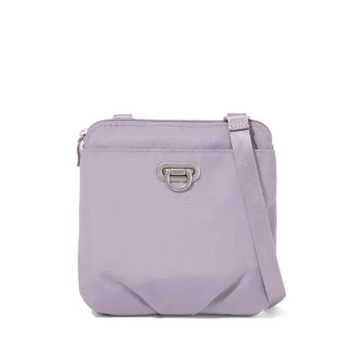 BAGGALLINI Mini Crossbody Bag With Flip Lock Closure - Lilac