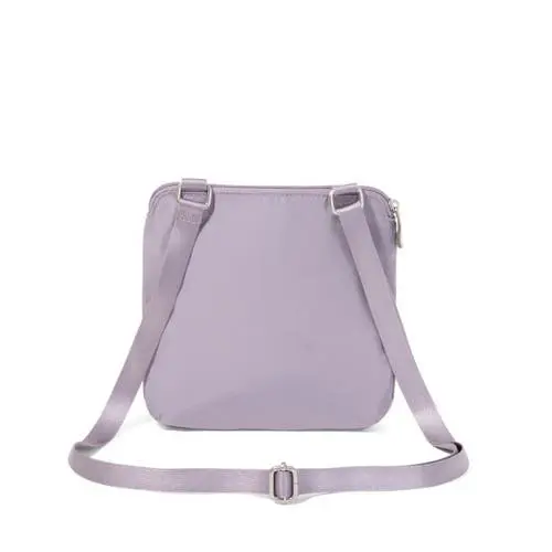 BAGGALLINI Mini Crossbody Bag With Flip Lock Closure - Lilac