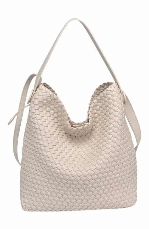 MODA LUXE Edith Hobo Bag - Oatmilk