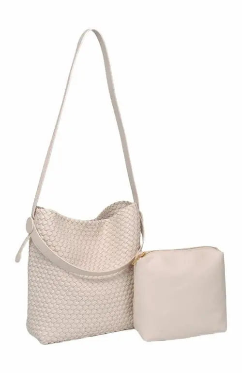 MODA LUXE Edith Hobo Bag - Oatmilk