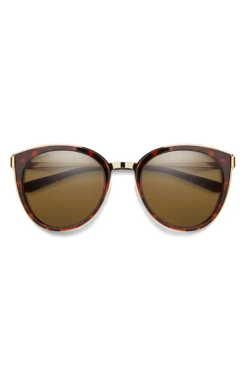 SMITH Somerset Round Frame Sunglasses - Tortoise / Chromapop Brown