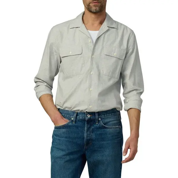 Joe's Jeans Writers Long Sleeve Camp Shirt