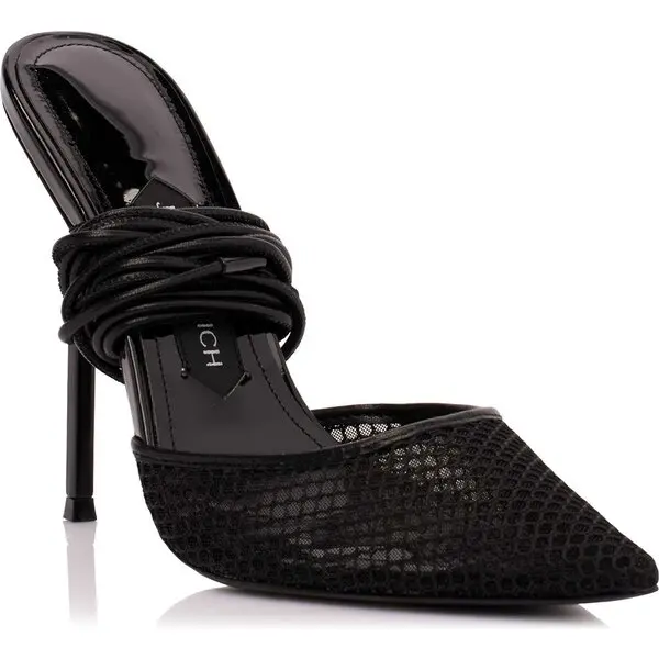 JESSICA RICH Exotic Stiletto Sandal - Noir
