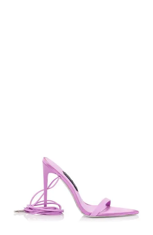 JESSICA RICH Rich Strappy Satin Sandal - Lilac
