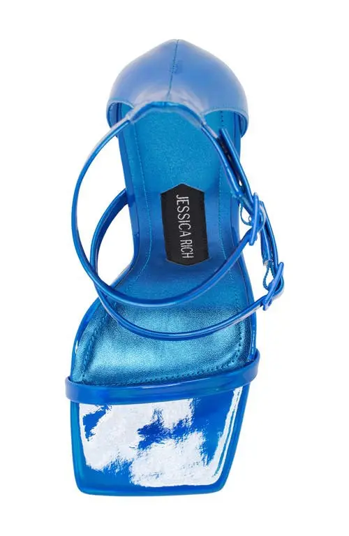 JESSICA RICH Metallic Sandal - Cobalt