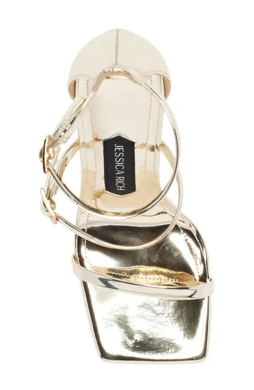 JESSICA RICH Metallic Sandal