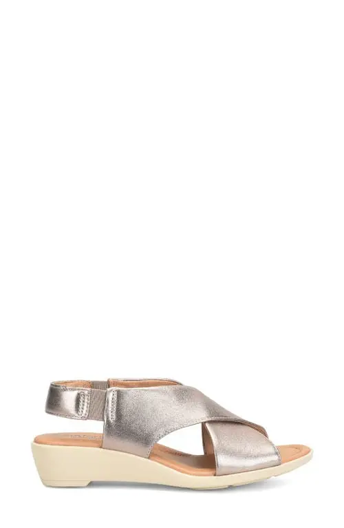 COMFORTIVA Emilee Slingback Sandal - Light Espresso