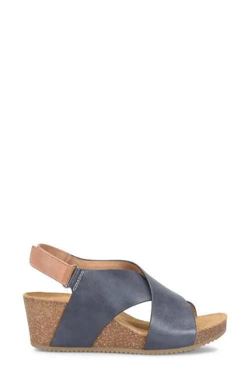 COMFORTIVA Eva Slingback Sandal - Sky Navy