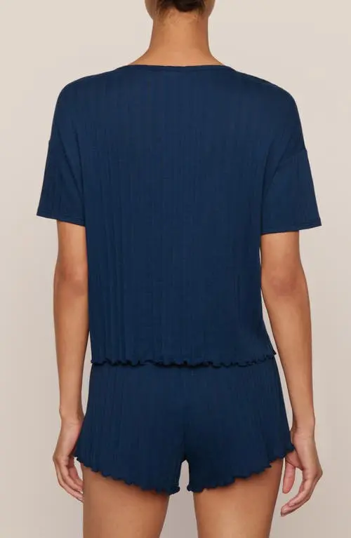 Eberjey Pointelle Rib Pajama Top