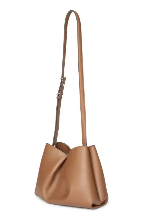 Rag & Bone Medium Bloom Leather Crossbody Bag - Cognac