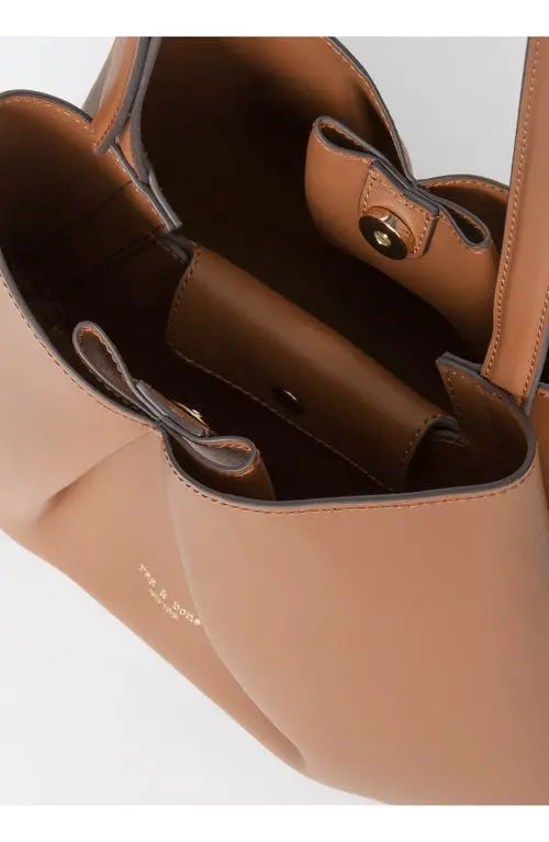 Rag & Bone Medium Bloom Leather Crossbody Bag - Cognac