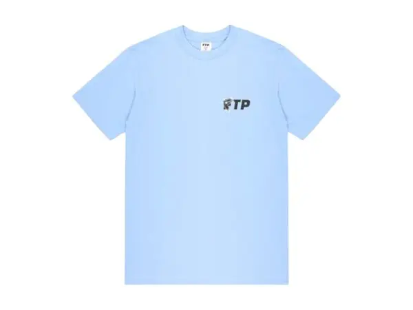 FTP X Famous Logo Tee Shirt - Sky Blue