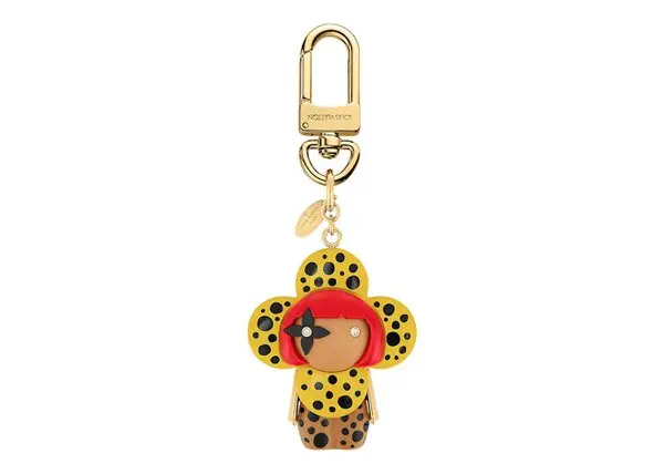 LOUIS VUITTON X Yayoi Kusama Vivienne Key Ring - Yellow/black