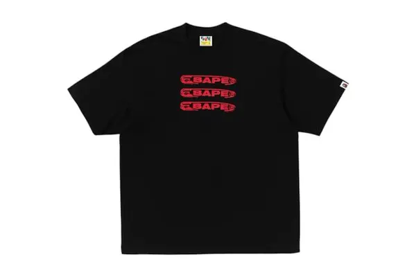 A BATHING APE Pin Logo Relaxed Fit Tee