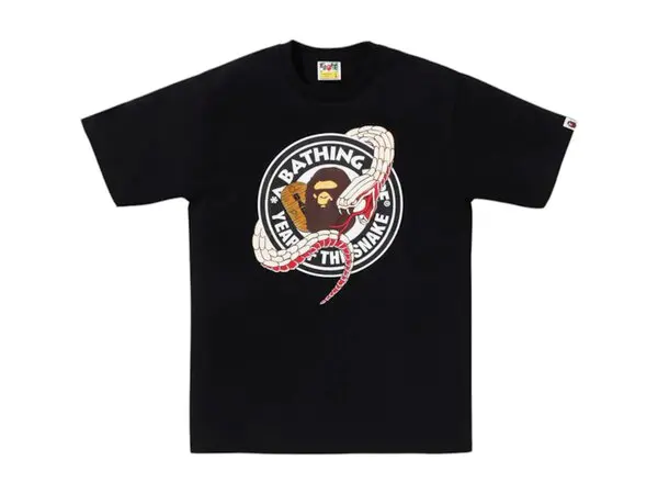 A BATHING APE Year Of The Snake Tee Shirt - Black