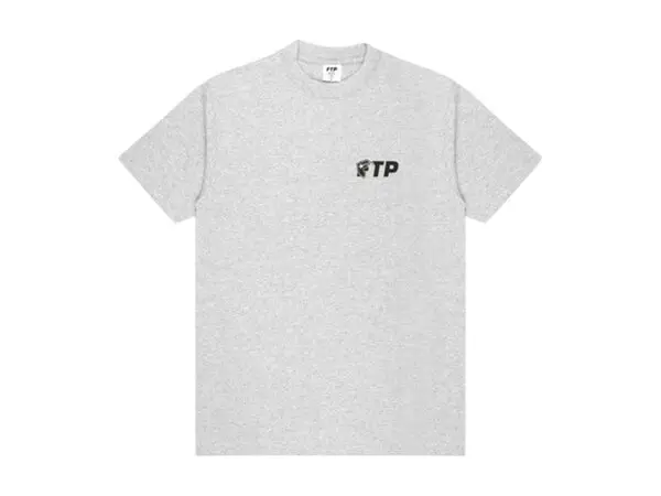 FTP X Famous Logo Tee Shirt - Heather Grey