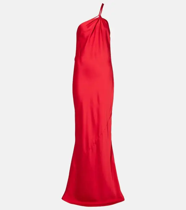 Norma Kamali One-shoulder Gown