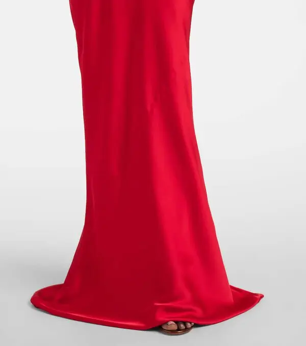 Norma Kamali One-shoulder Gown
