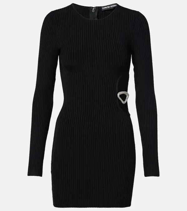 David Koma Embellished Cutout Minidress