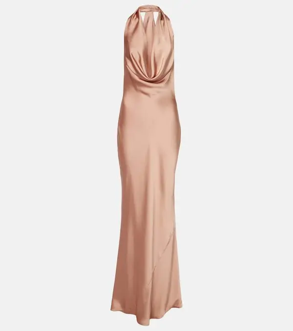 Norma Kamali Draped Gown