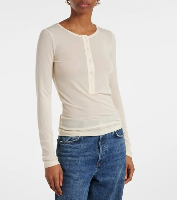 AGOLDE Faustine Henley Shirt