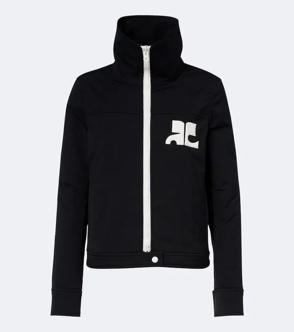 COURREGES Logo Jacket - Black