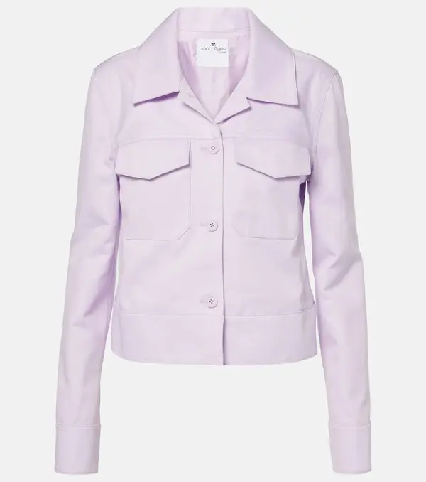 COURREGES Logo Jacket - Pink