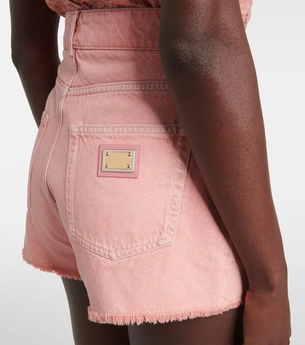 Dolce & Gabbana Denim Shorts - Pink
