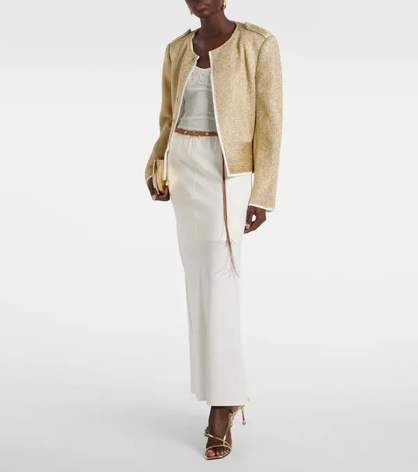 XU ZHI Jersey Maxi Skirt